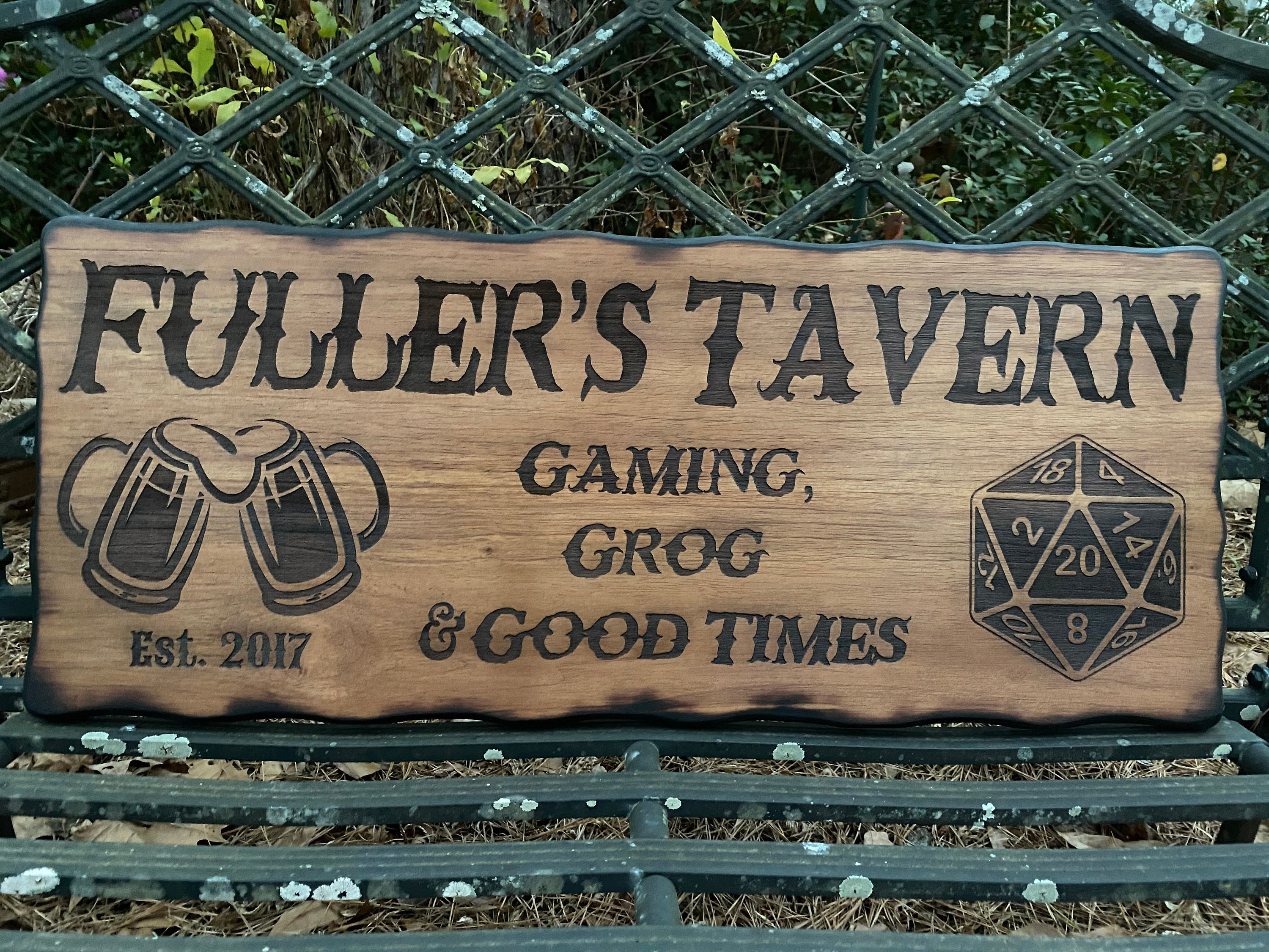 Personalized Dnd Tavern Sign Dungeons and Dragons Dungeon | Etsy