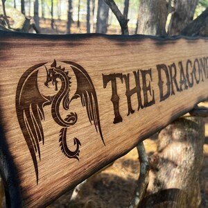 Custom Dnd Dragon Dungeon Sign - Personalized Dungeons and Dragons ...