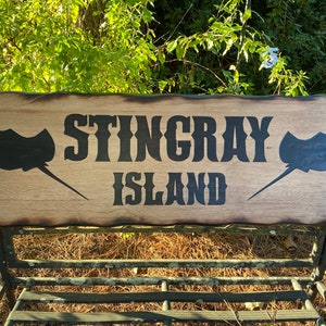 Outdoor Wood Stingray Wall Decor ,large Beach House Sign, Oceanic ...