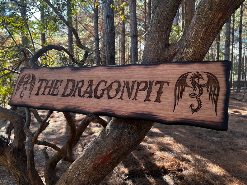 Custom Dnd Dragon Dungeon Sign Personalized Dungeons and - Etsy
