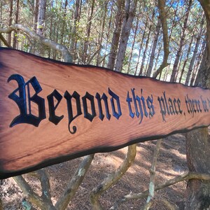 Personalized Dnd Wood Sign - Medieval Wall Decor - Dungeons and Dragons ...