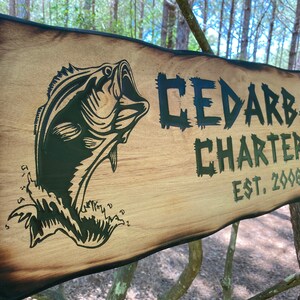 Personalized Outdoor Fisherman Gift Sign, Wood Fish Wall Decor, Custom ...