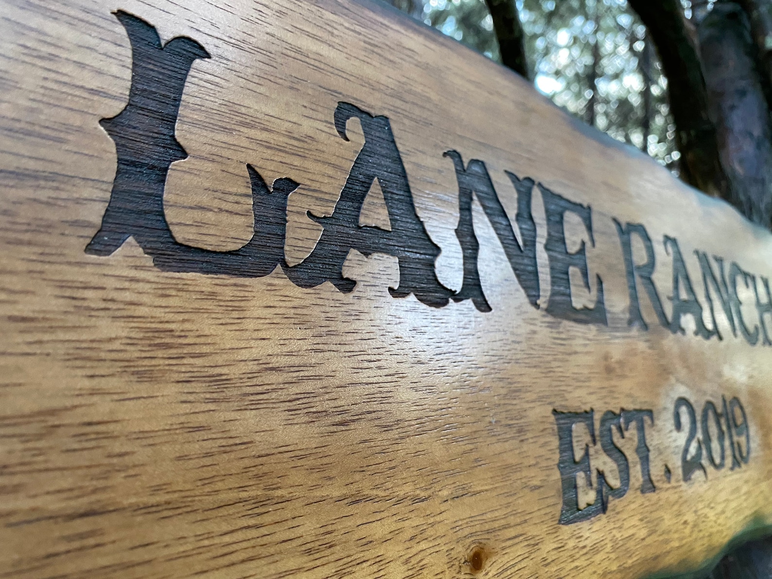 Outdoor Western Ranch House Sign Custom Wood Cowboy Decor - Etsy