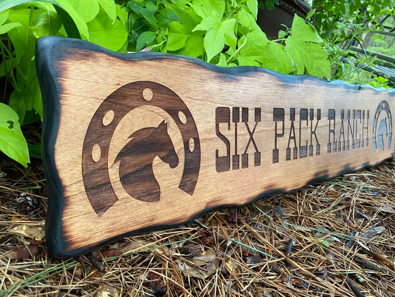 Personalized Rustic Western Ranch Wood Sign Custom Handmade - Etsy