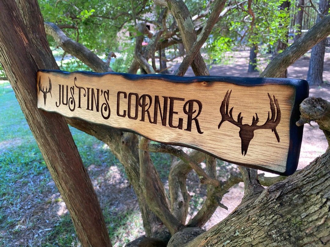 Outdoor Wood Hunting Lodge Sign ,father's Day, Rustic Western Decor ...
