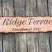 Personalized Rustic Driveway Address Sign, Engraved Western Wall Art ...