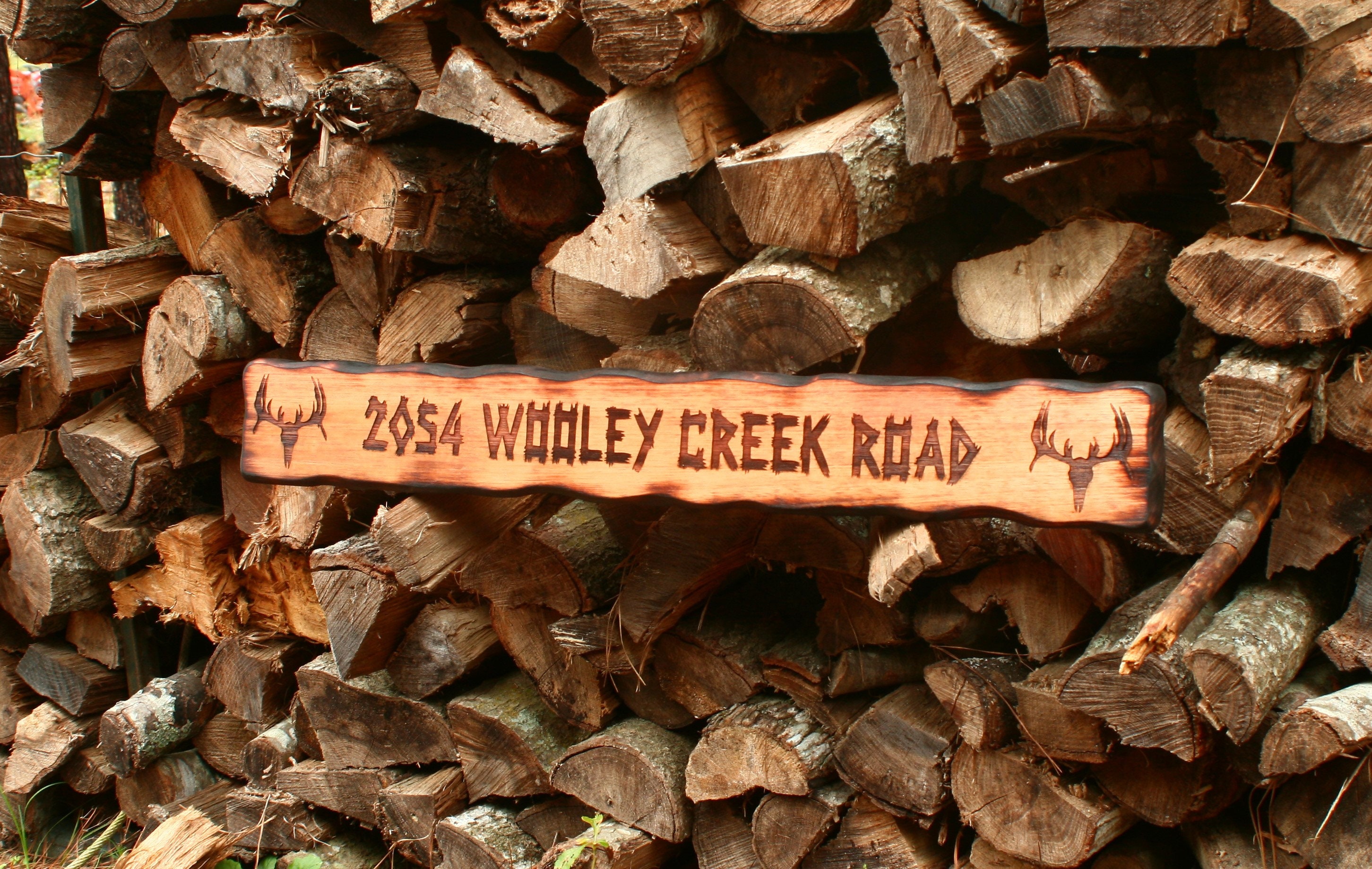 Personalized Outdoor Western Address Sign Engraved Welcome | Etsy