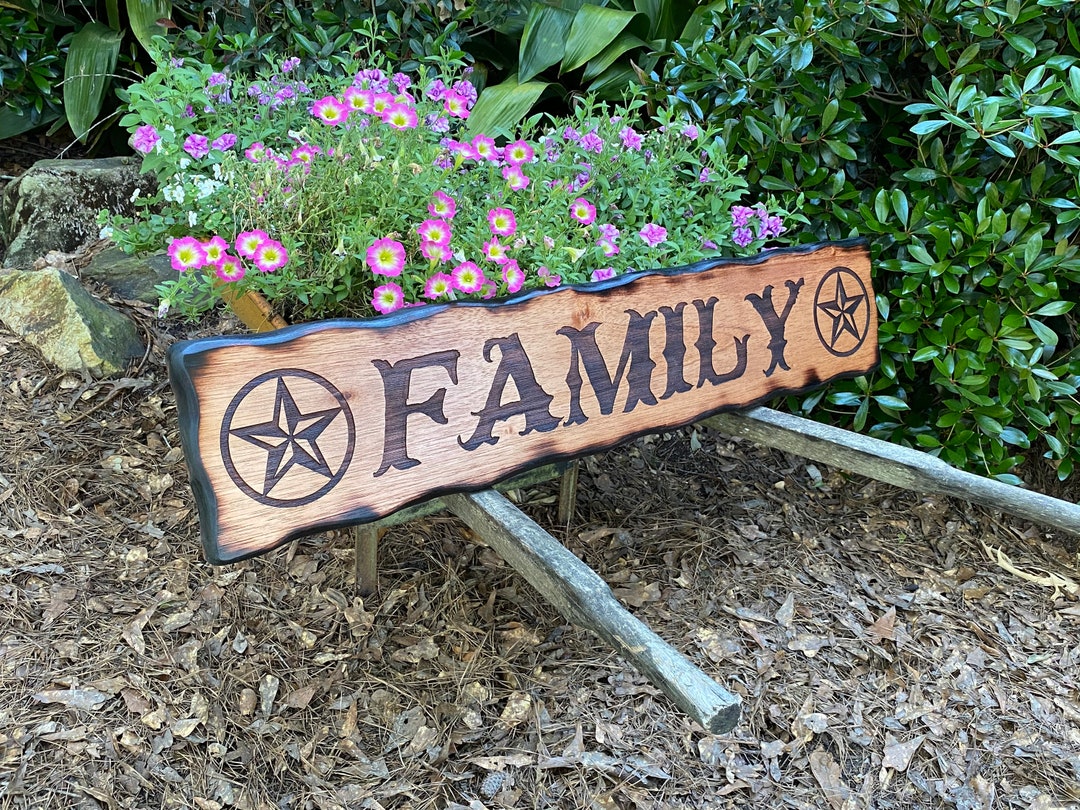 Texas Star Outdoor Wood Sign Home Entrance Western Welcome Indoor ...