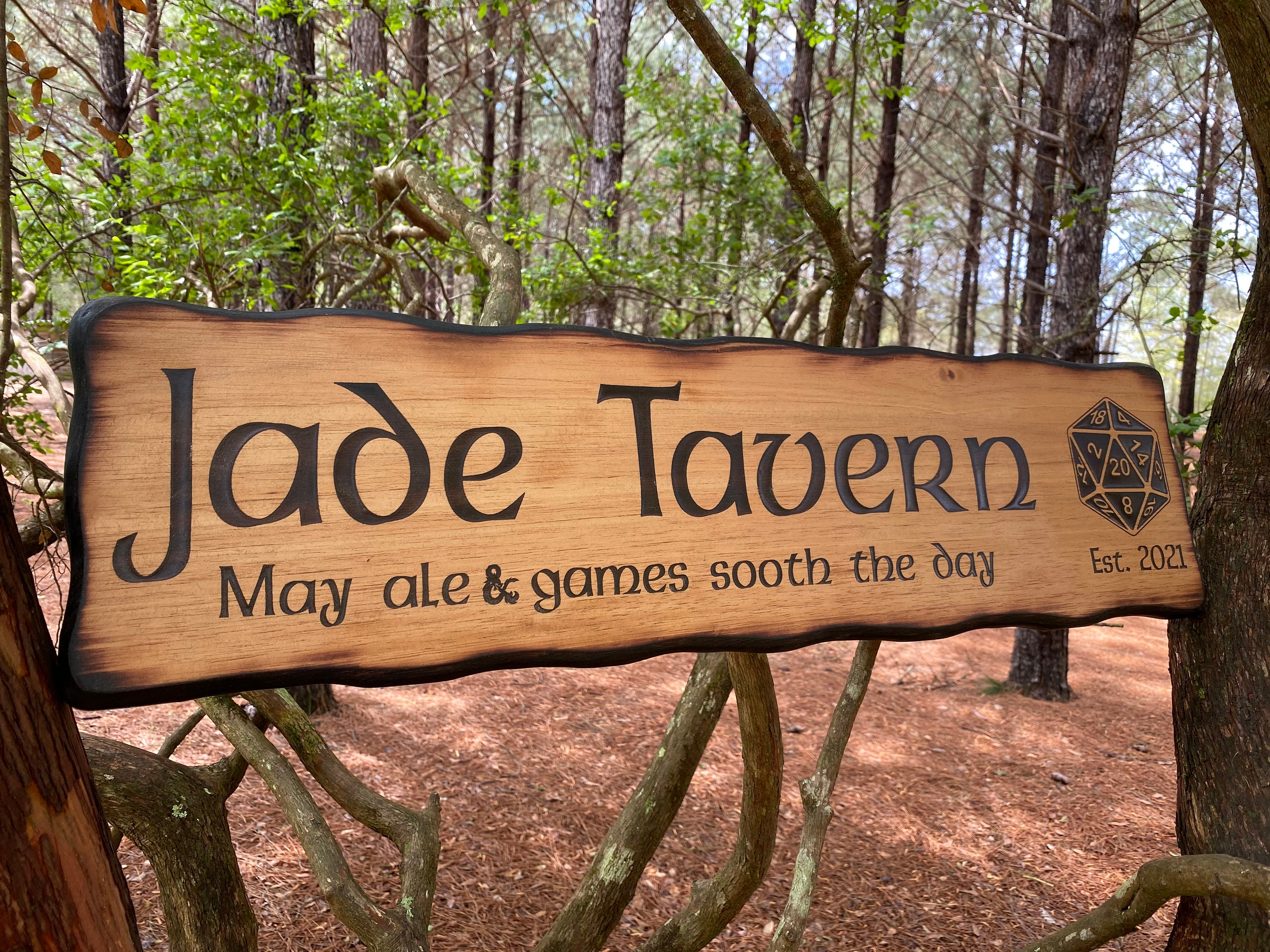 Dungeons and Dragons Wall Sign Personalized Dnd Tavern Sign - Etsy