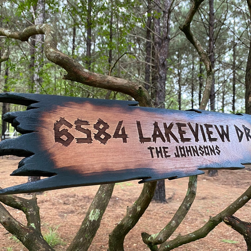 Unique Address Sign - Etsy