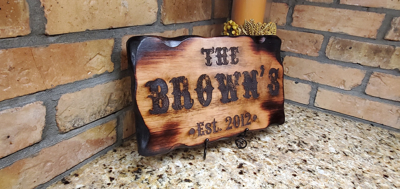 Personalized Western Family Name Signs, Outdoor and Indoor, FREE ...
