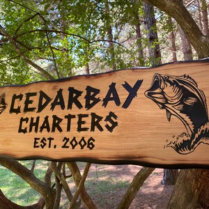 Personalized Outdoor Fisherman Gift Sign, Wood Fish Wall Decor, Custom ...