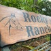 Ranch House Outdoor Wood Sign Custom Western Cowboy Decor Wood ...