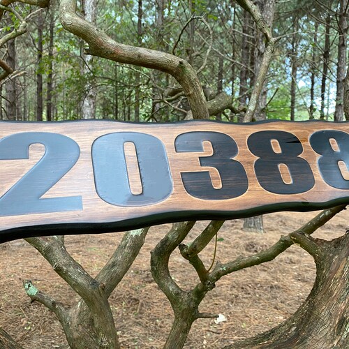 Personalized Wolf Western Address Sign Engraved Wood Welcome - Etsy