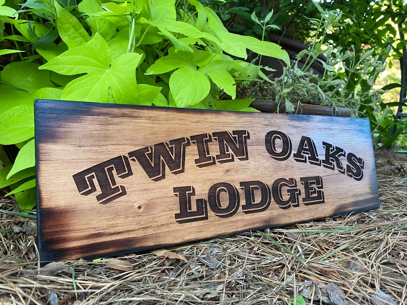 Personalized Western Lodge Name Sign Rustic Cabin Wall Decor - Etsy