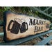 Personalized Bar Beer Rustic Sign, Custom Man Cave Wood Decor, Deck ...
