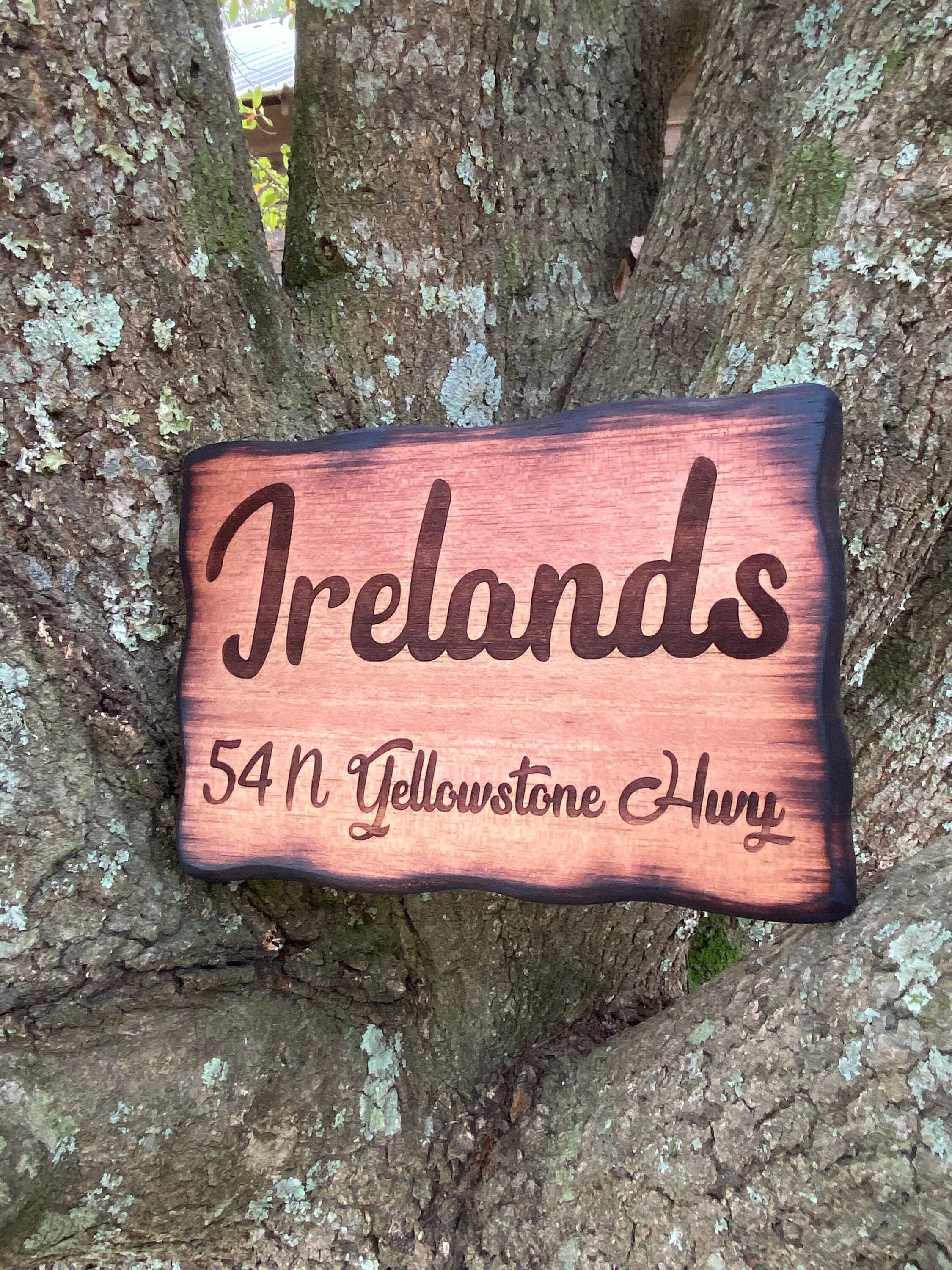 Personalized Family Sign - Outdoor - Address - Rustic - Wood - Driveway ...