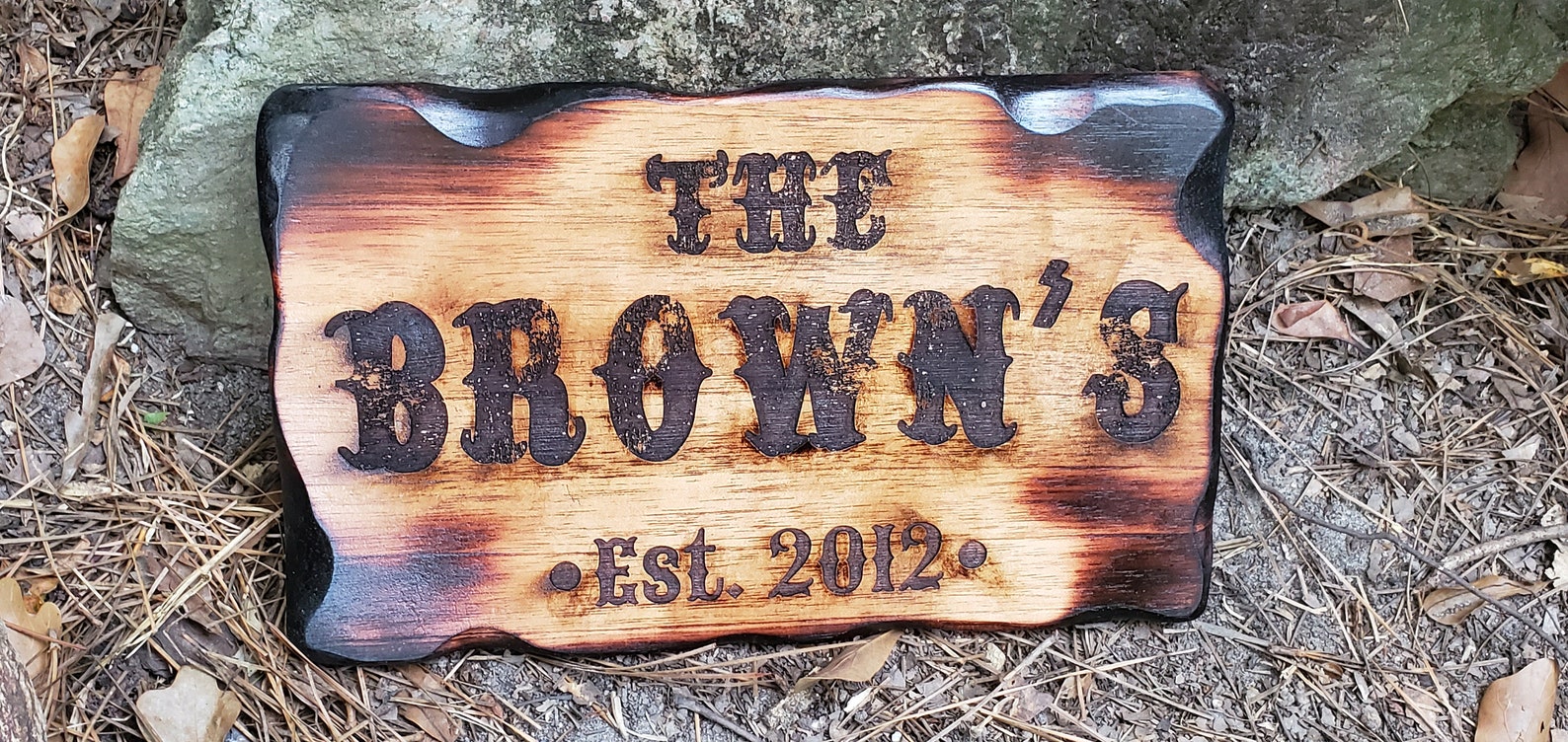 Personalized Western Family Name Signs Outdoor and Indoor | Etsy