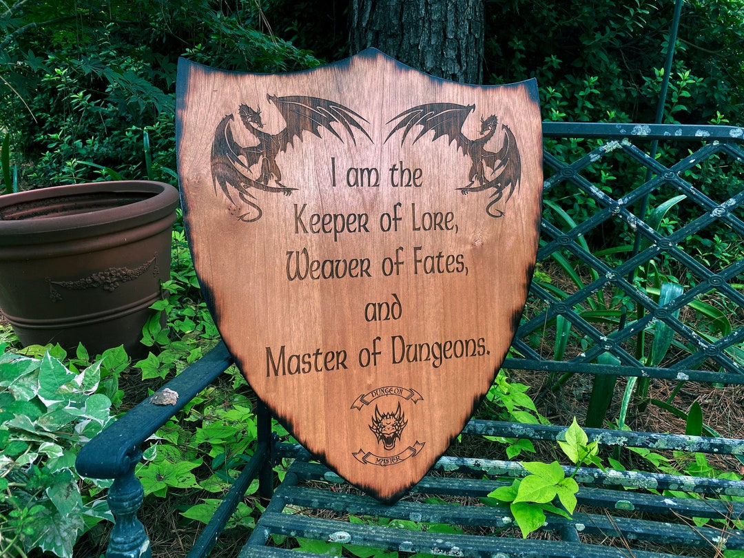 Personalized Medieval Dungeons and Dragons Shield Dnd Shield Gift ...