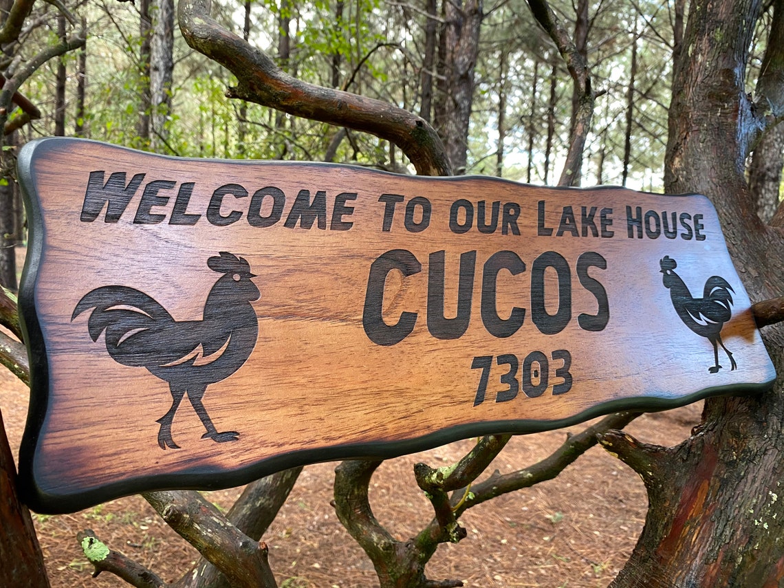 Personalized Farm House Address Sign Outdoor Wood Large - Etsy