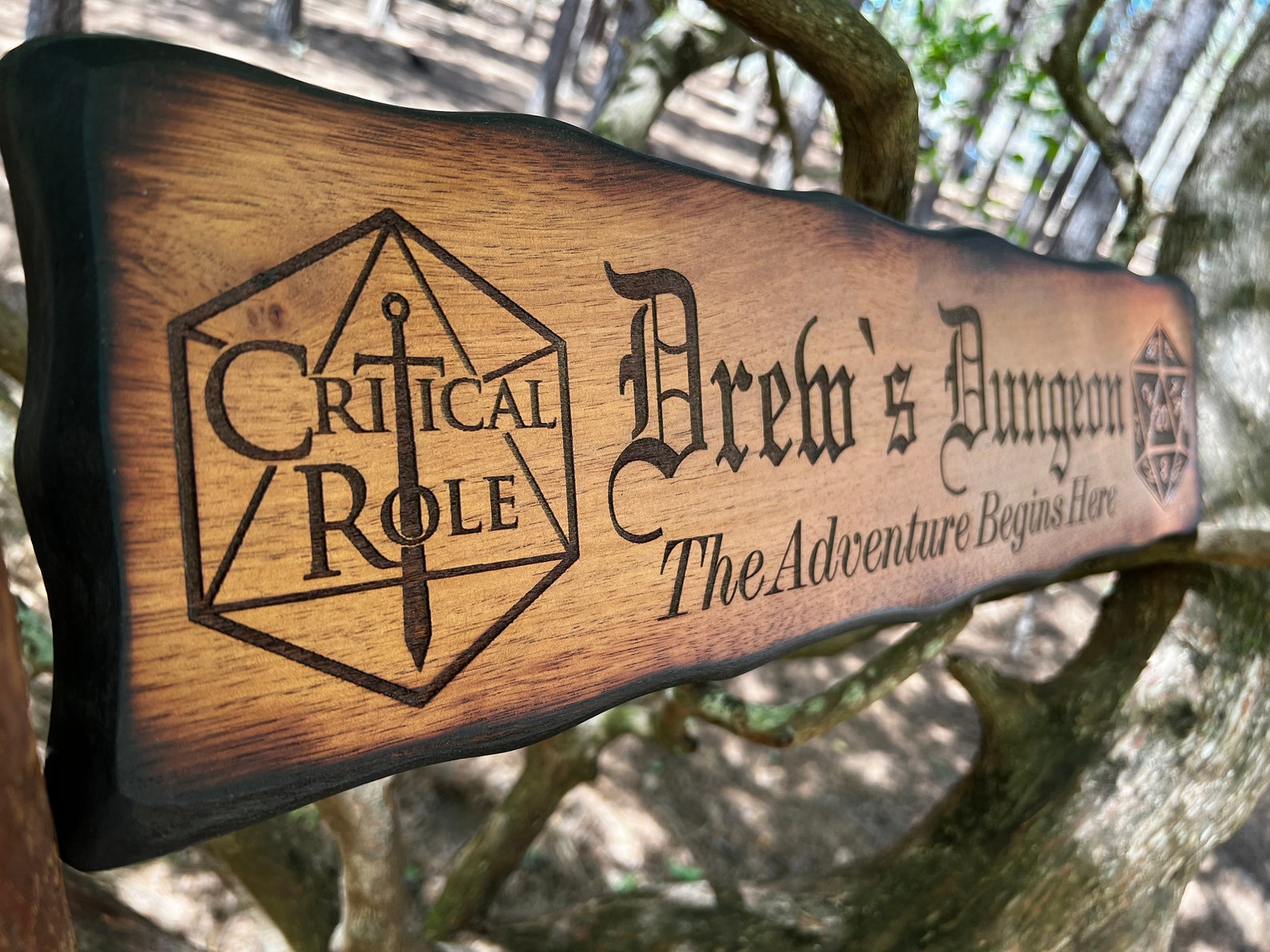 Dungeons and Dragons Wall Sign Plaque Personalized Dnd - Etsy