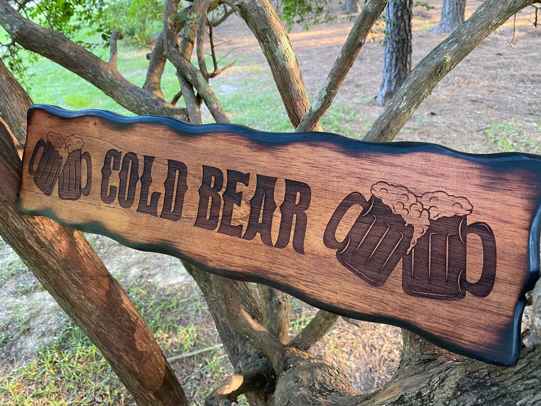 Personalized Bar Beer Rustic Sign, Custom Man Cave Wood Decor, Deck ...