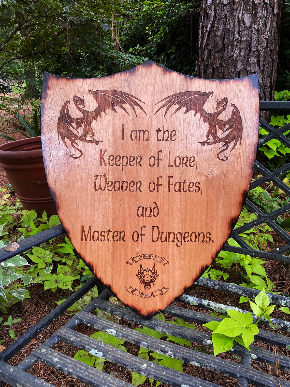 Personalized Medieval Dungeons and Dragons Shield Dnd Shield - Etsy