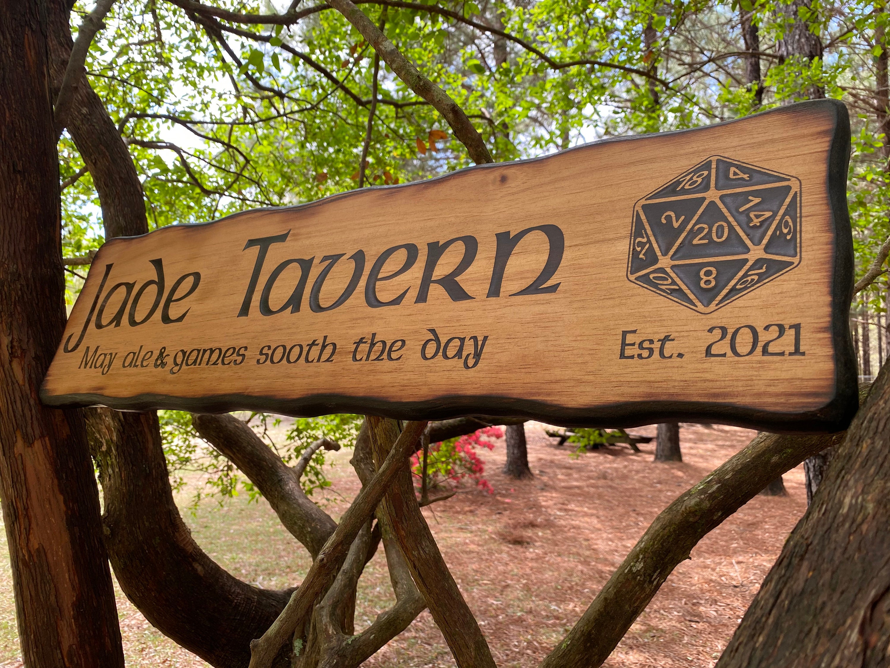 Dungeons and Dragons Wall Sign Personalized DnD Tavern Sign - Etsy ...