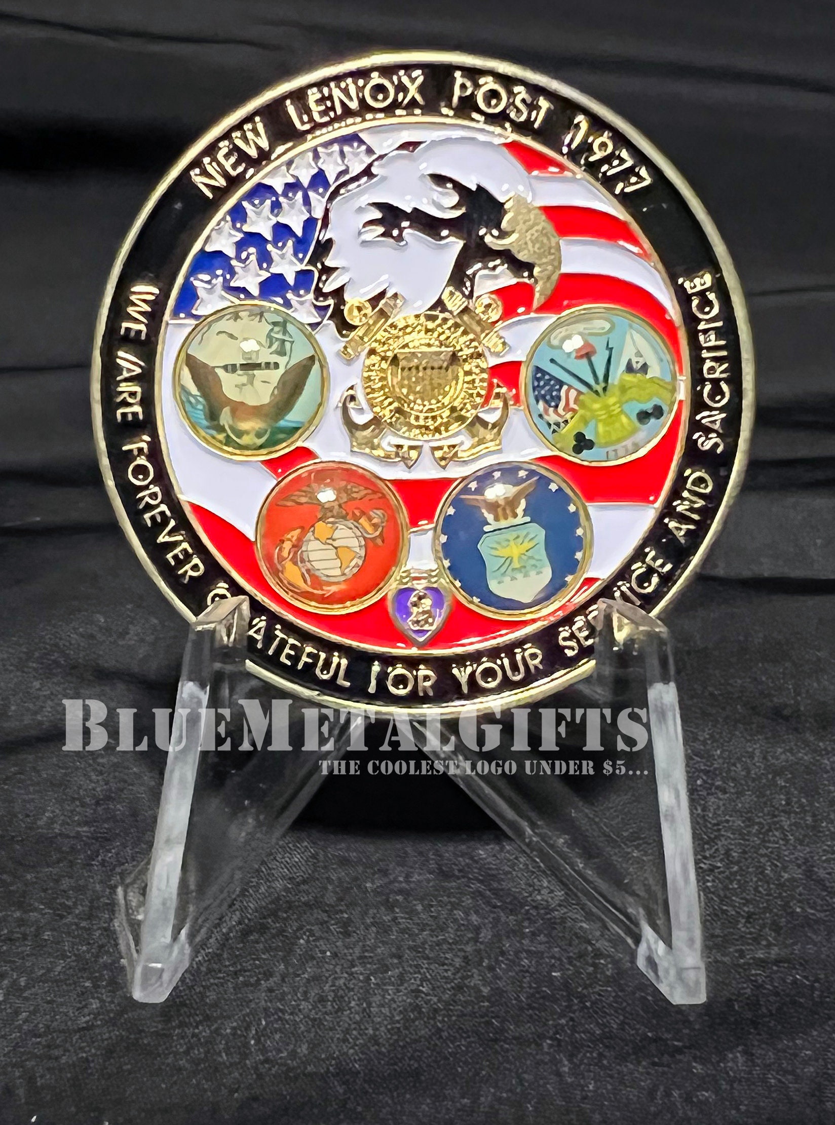 Purple Heart AND Wounded Warriors in Action Coin Free Shipping - Etsy