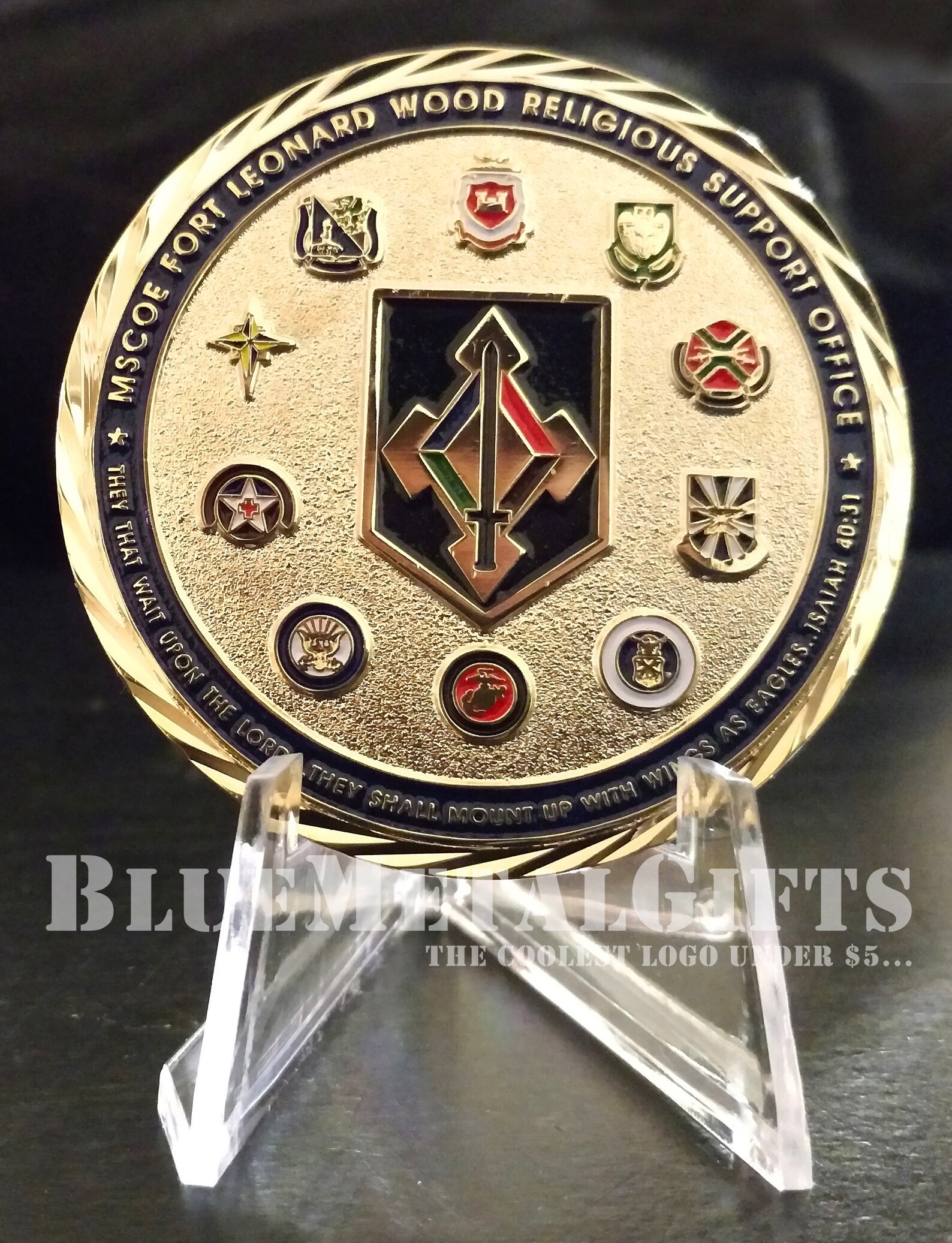 Ranked Coin MSCOE Fort Leonard Wood Religious Support Office - Etsy
