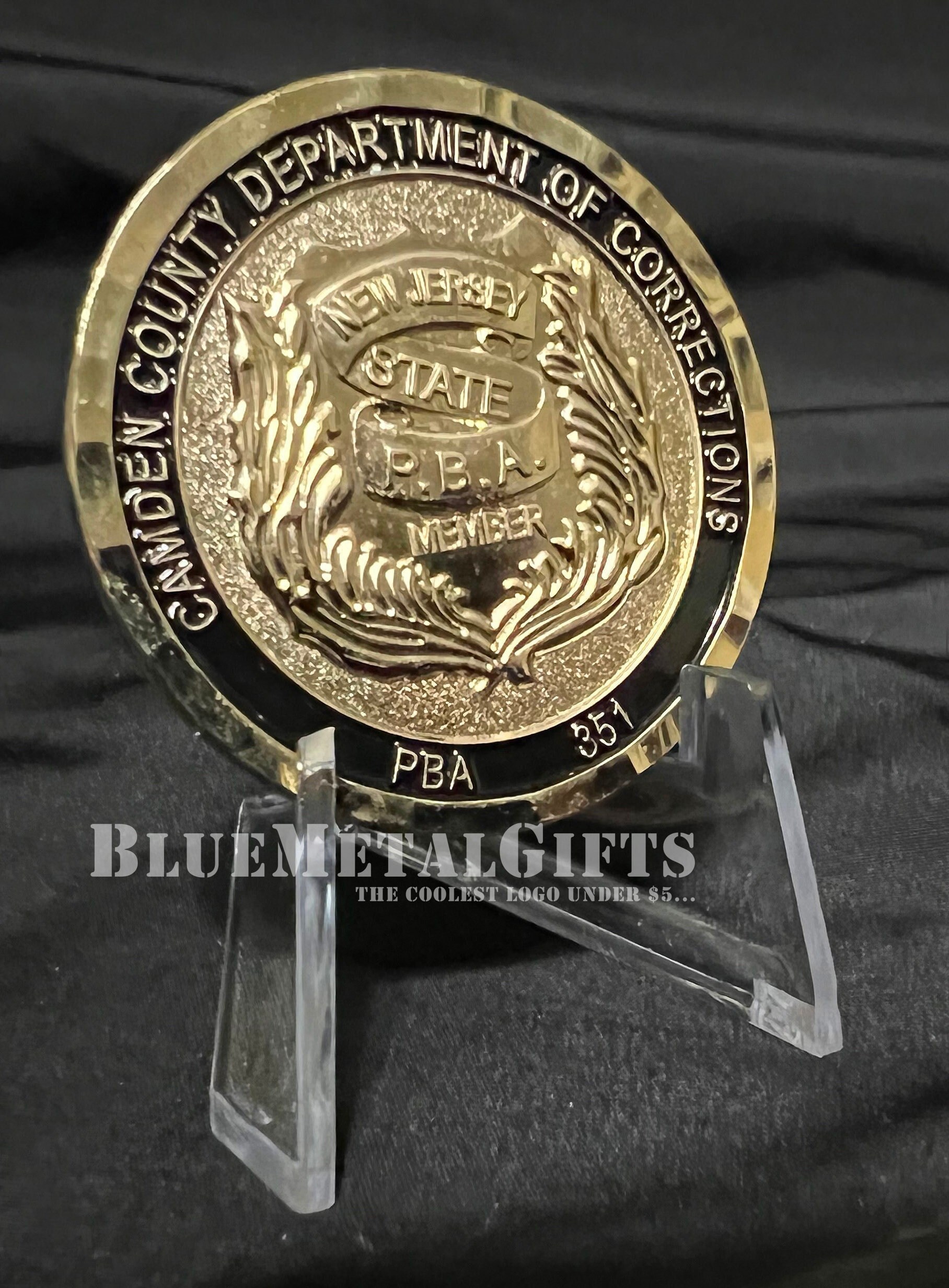 Camden County Department of Corrections Coin Free Priority - Etsy