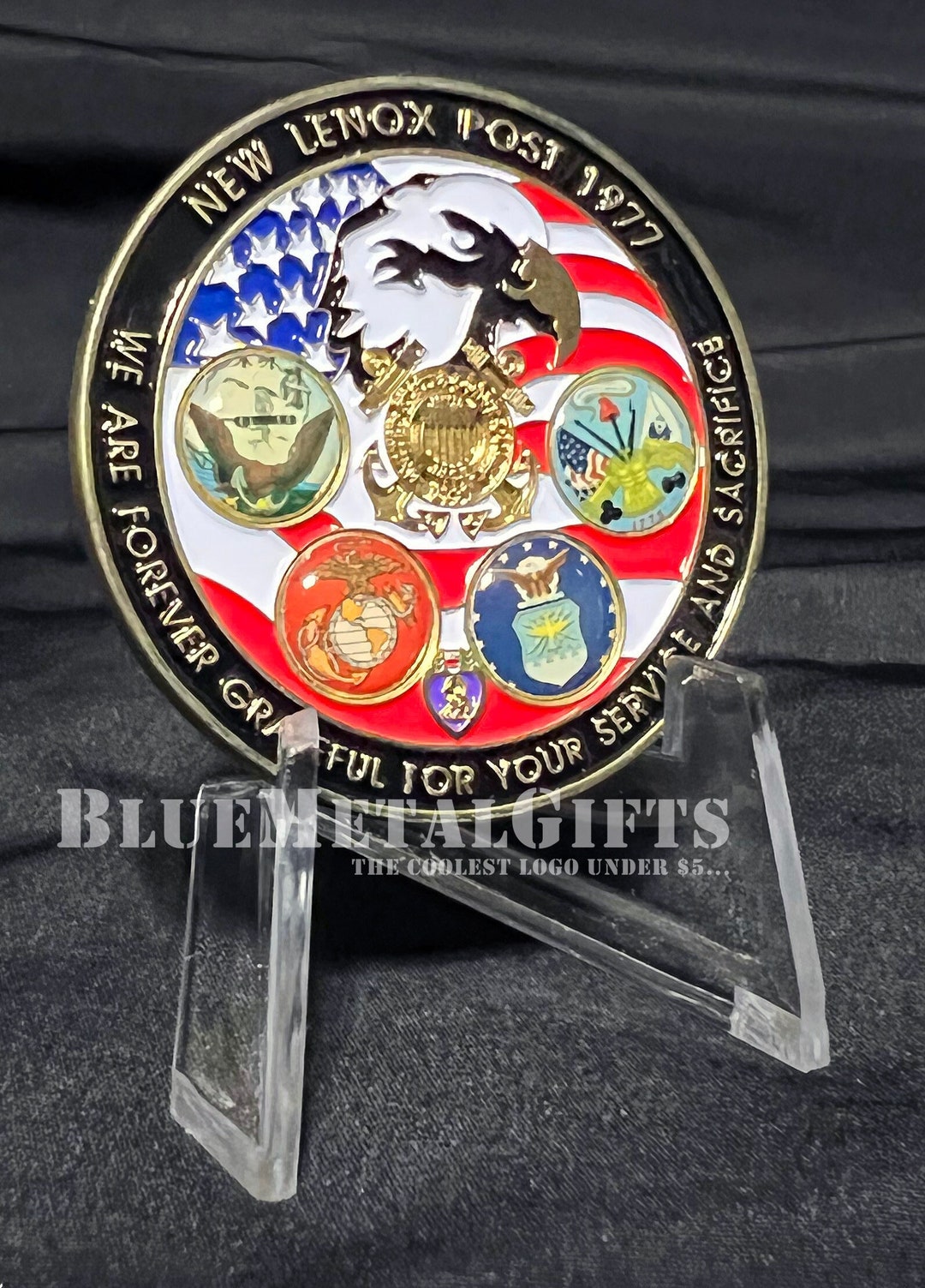 Purple Heart AND Wounded Warriors in Action Coin Free Shipping - Etsy