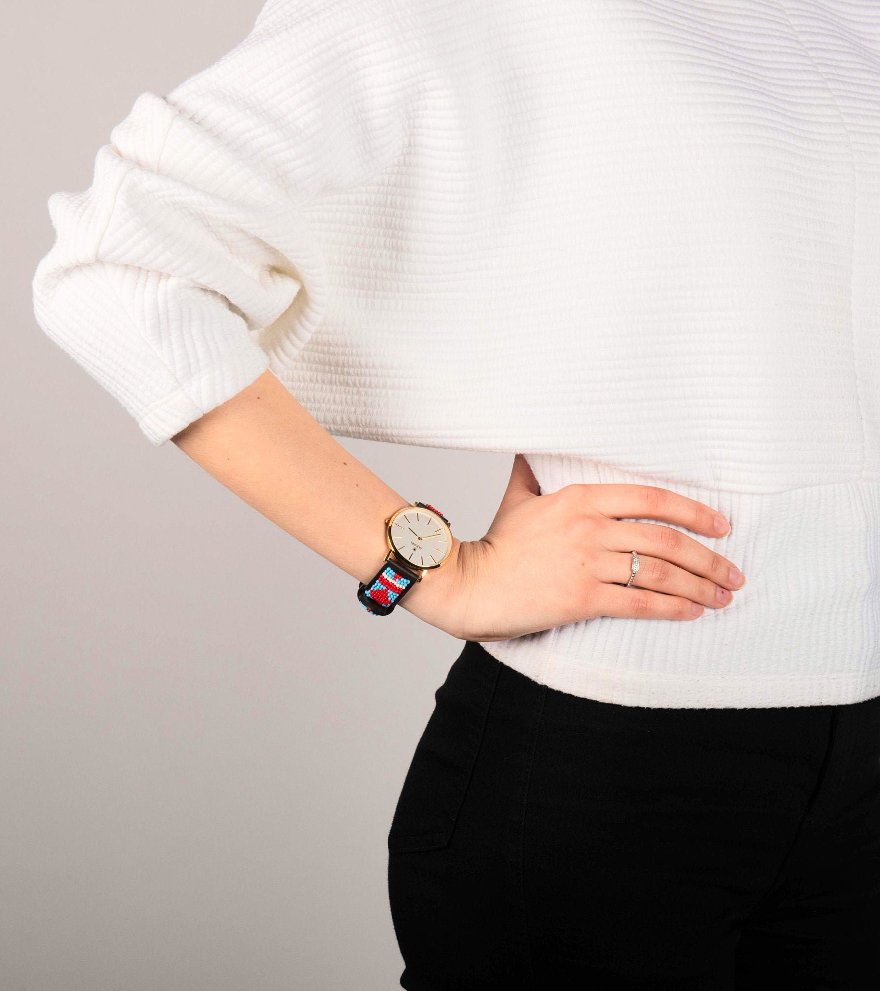 UBUNTU UNITY Handmade Native Maasai Inspired, Beaded Watch, Beaded ...