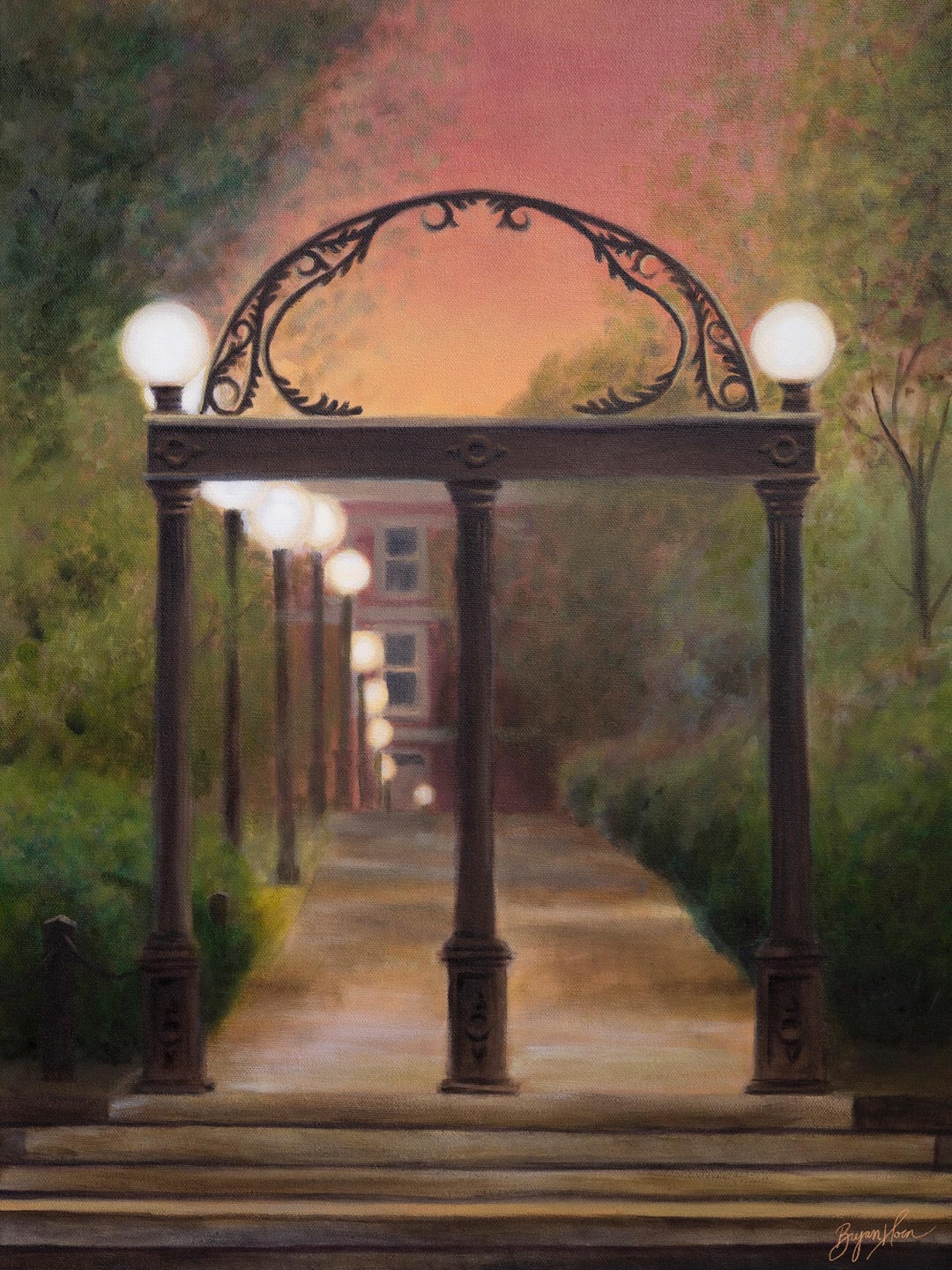 University of Georgia Arch - Art Prints - Etsy