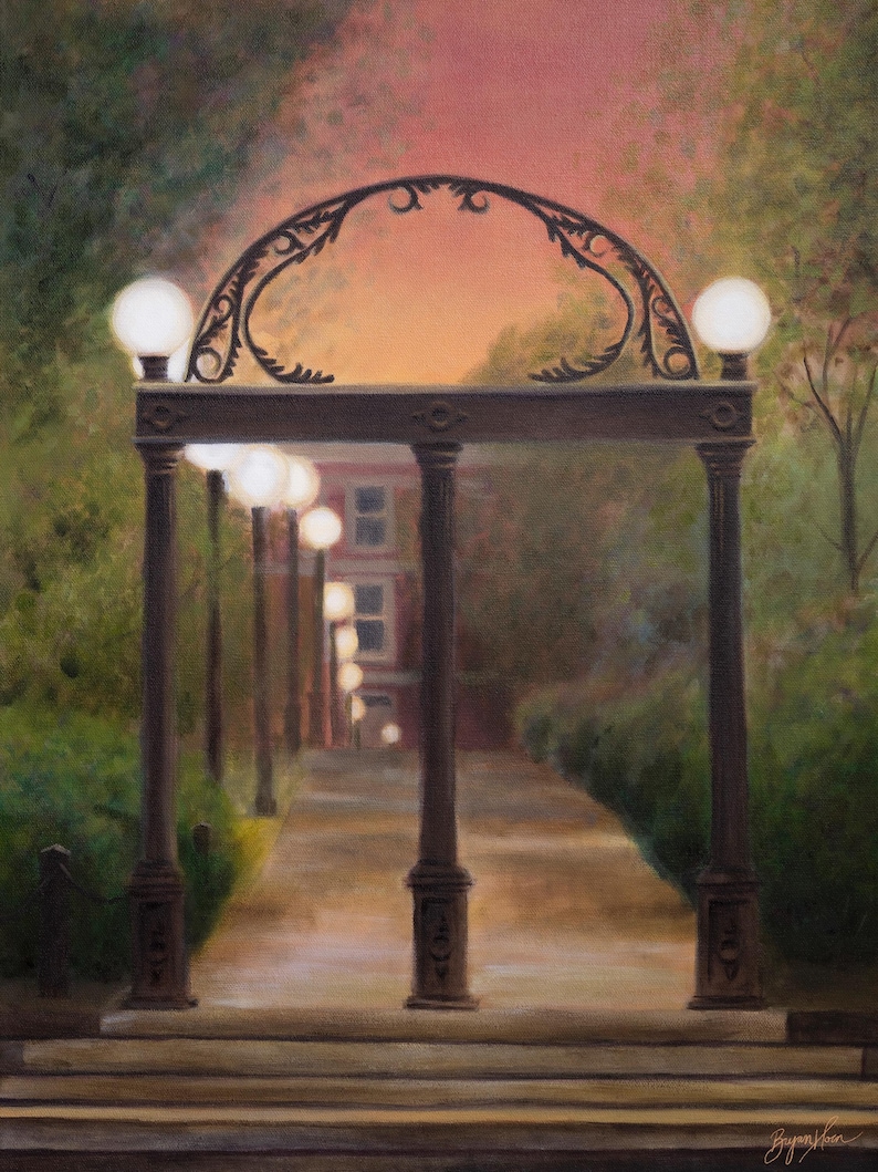 University of Georgia Arch - Art Prints - Etsy