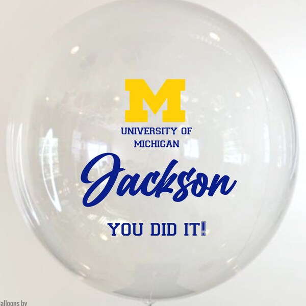 University of Michigan Party Decorations - Etsy