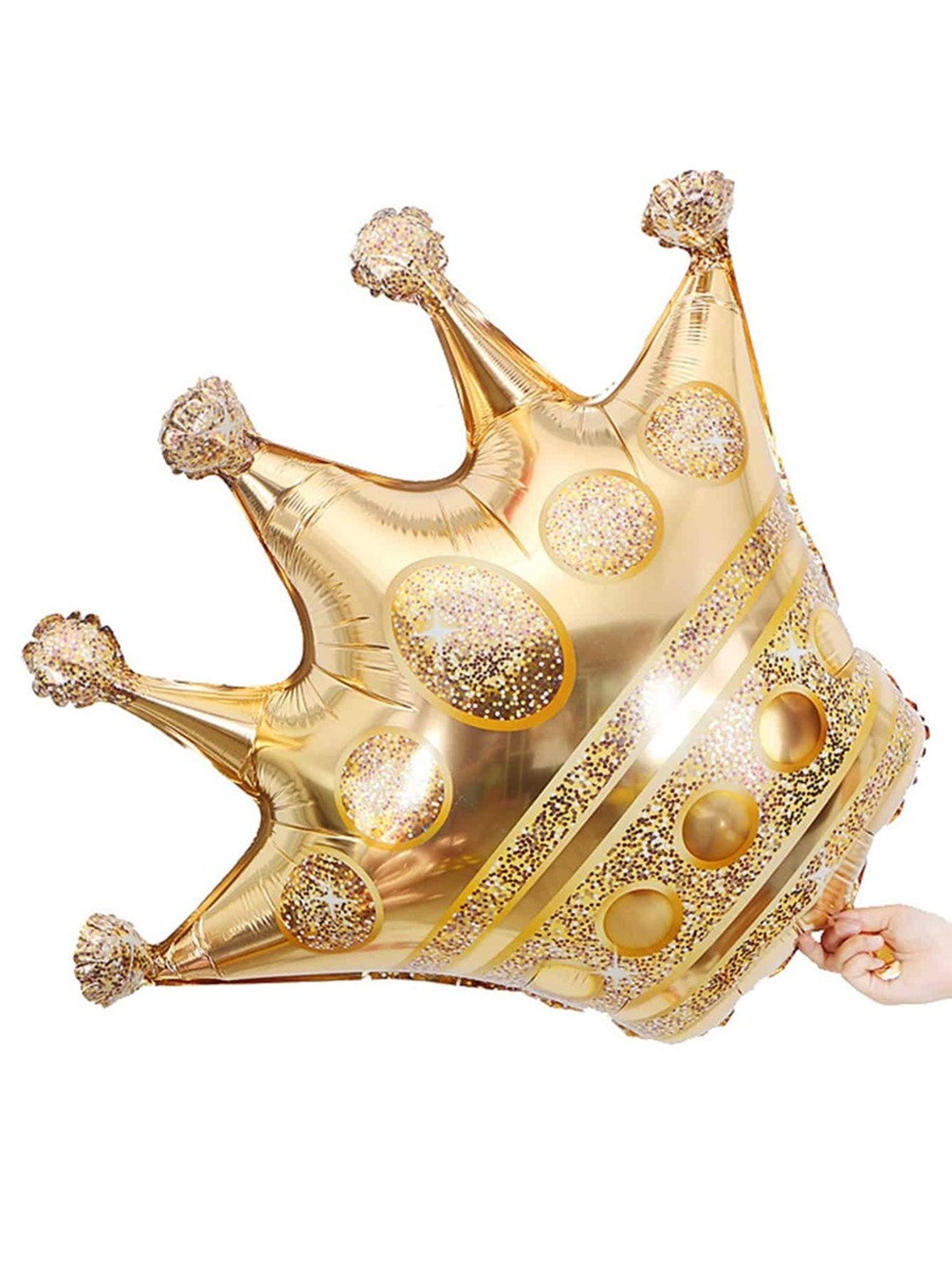 Gold Crown Balloon Queen King Crown Balloon Princess Prince | Etsy