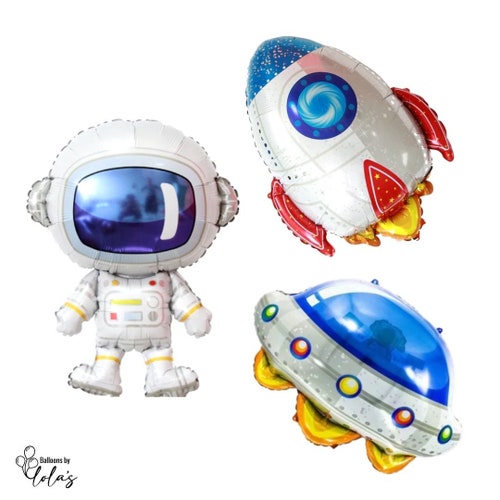 EDITABLE Space Birthday Party Sign Astronaut Planet Outer | Etsy