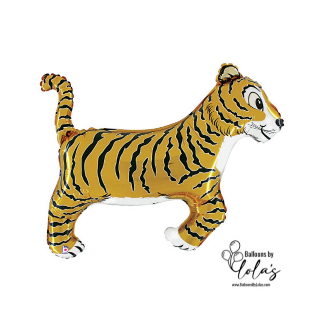 Tiger 41 Foil Balloon Mylar King Tiger Balloon - Etsy