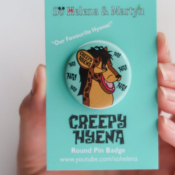 Hyena Pin Badge - Etsy