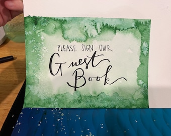 Wedding Guest Book Sign on Painting Wedding Penny Tiles Guest Sign Ons ...