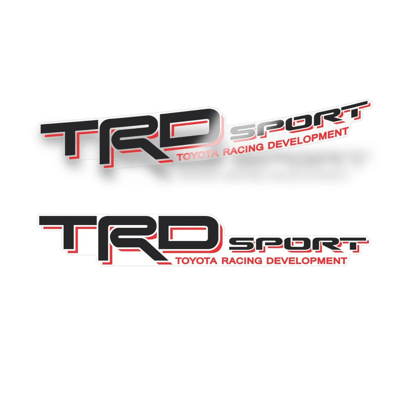 TRD Vinyl Decal Vinyl Stickers Black Red Toyota Sport Racing Tacoma ...