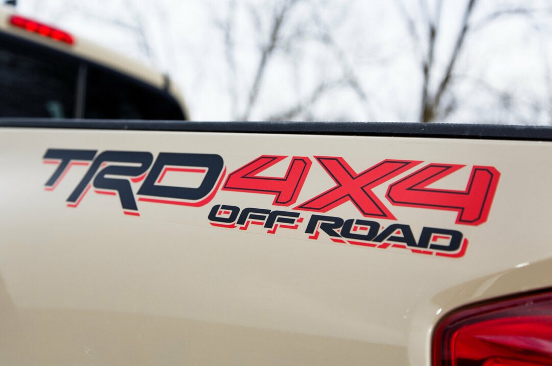TRD 4x4 OFF ROAD Toyota Tundra Pro Vinyl Decals Stickers - Etsy