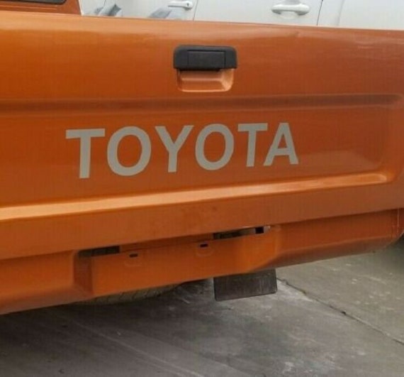 TOYOTA Tailgate Decal for Truck Bed Vinyl 24 Wide - Etsy