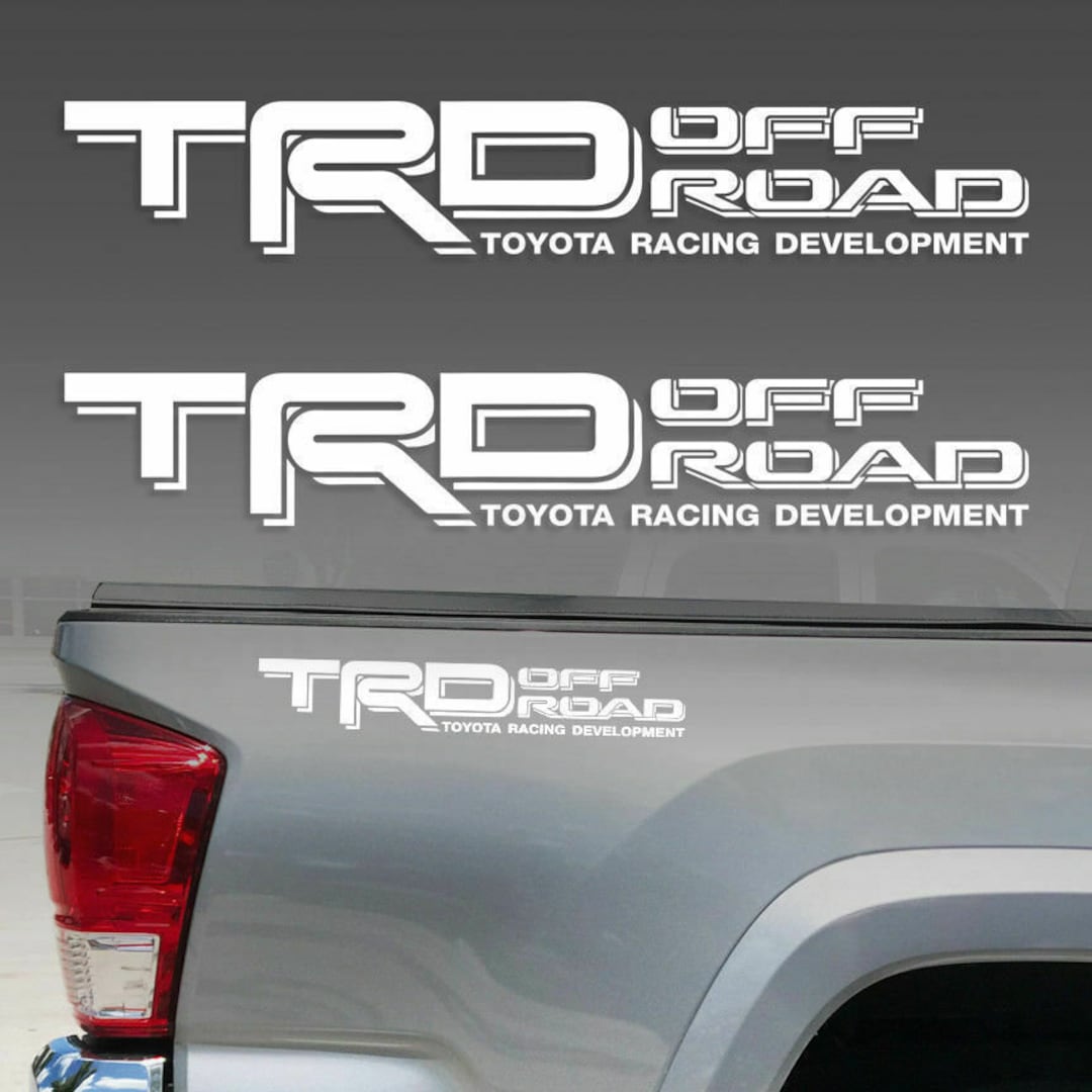 2 Toyota TRD off Road Decals Stickers Tacoma Tundra Pair Decals Sticker ...