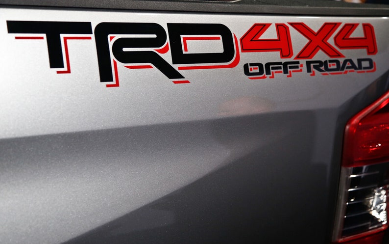 Trd 4x4 Off Road Toyota Tundra Pro Vinyl Decals Stickers Etsy Uk