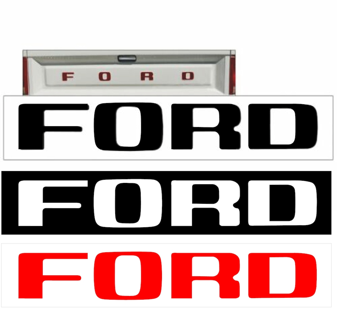 1980 81 82 83 84 85 1986 FORD LETTERS Tailgate Vinyl Decals Ford Truck ...