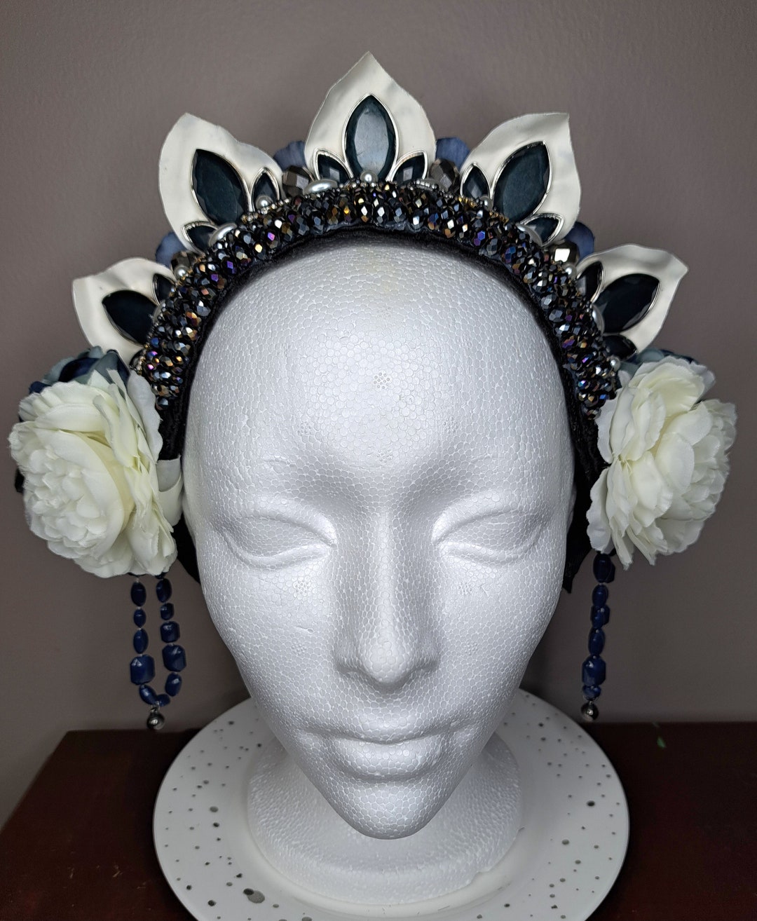 Tribal Fusion Bellydance Headdress, Belly Dance ATS / FCBD Headpiece ...