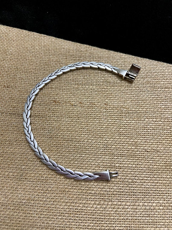 Vintage Mexico Silver 950 Link Bracelet, 950 Silver P… - Gem