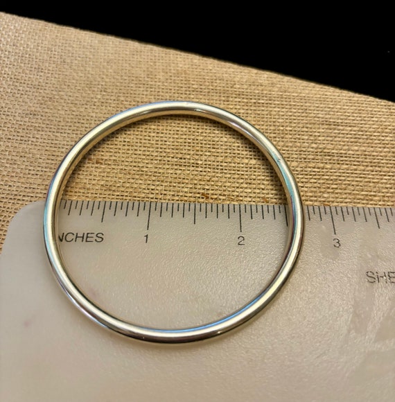 Sterling Silver Bangle Bracelet, Vintage Silver Bangl… - Gem